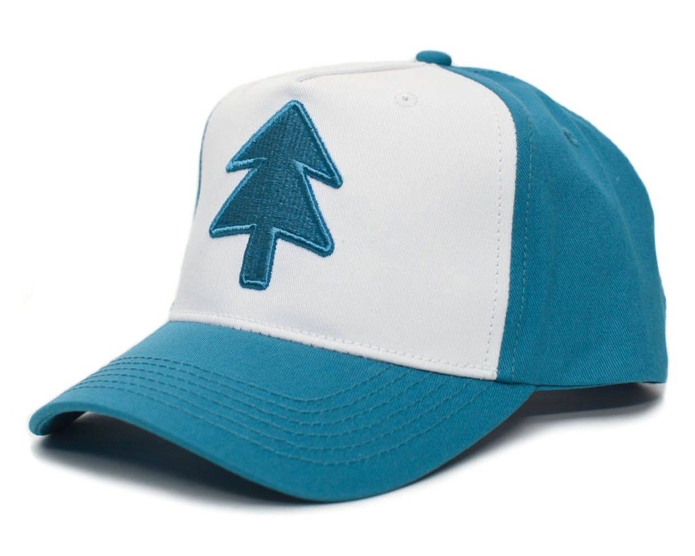 Retro Cap - Gravity Falls Dipper Blue Pine Tree Snapback Cap Califas ...