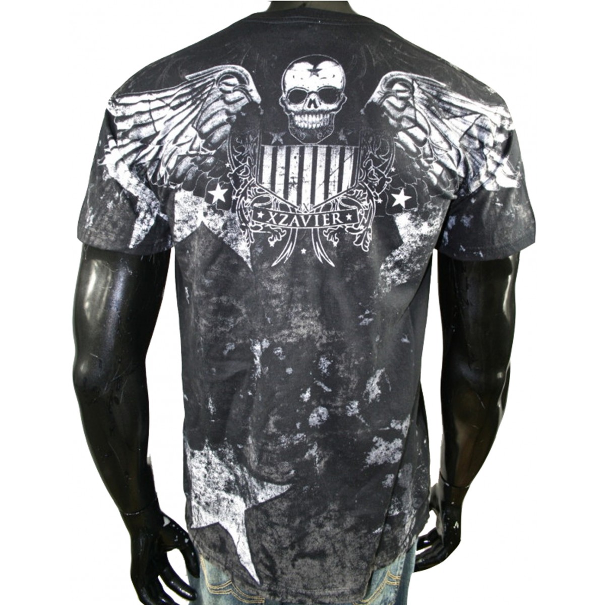 Xzavier - Star Gazer Skull T-Shirt Califas - La Marca del diablo ...